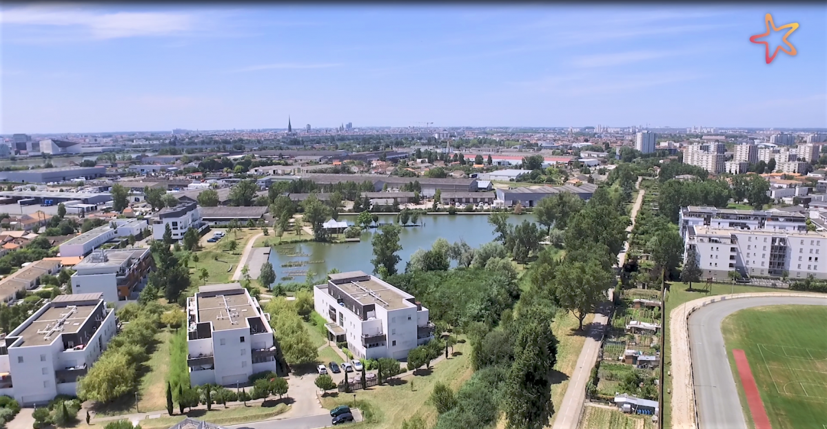 Mairie de Floirac - aerien etangs - Mairie de Floirac